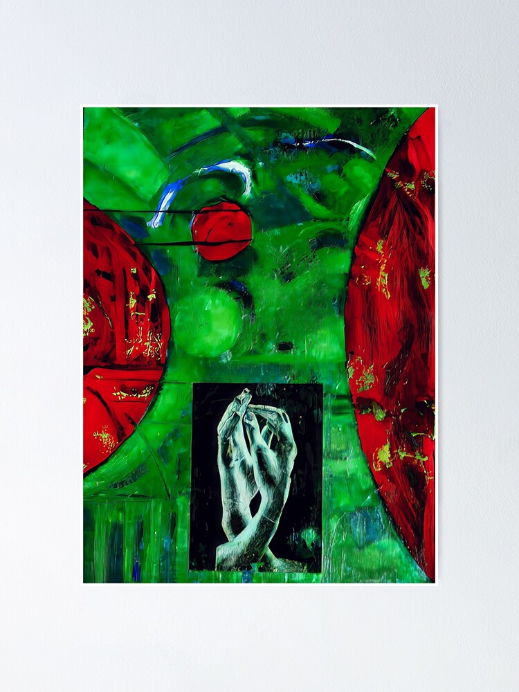 "The third planet / Mixed technique on canvas" Poster for Sale by ...