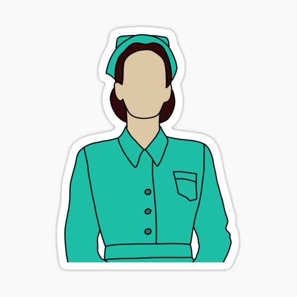 "Mildred Ratched Sarah Paulson" Sticker for Sale by Chi-art | Redbubble