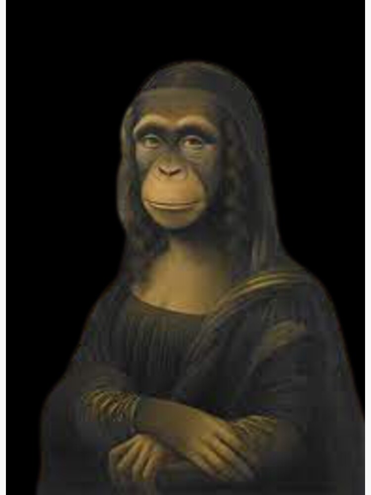 "Mona Lisa Monkey" Poster for Sale by Adbor-Tb | Redbubble