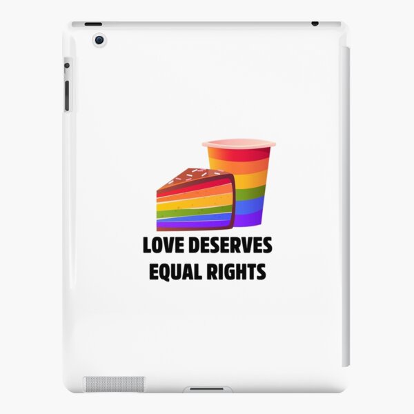 Love Has No Gender Lgbtqia Equality Pride Flag Ipad Case And Skin For