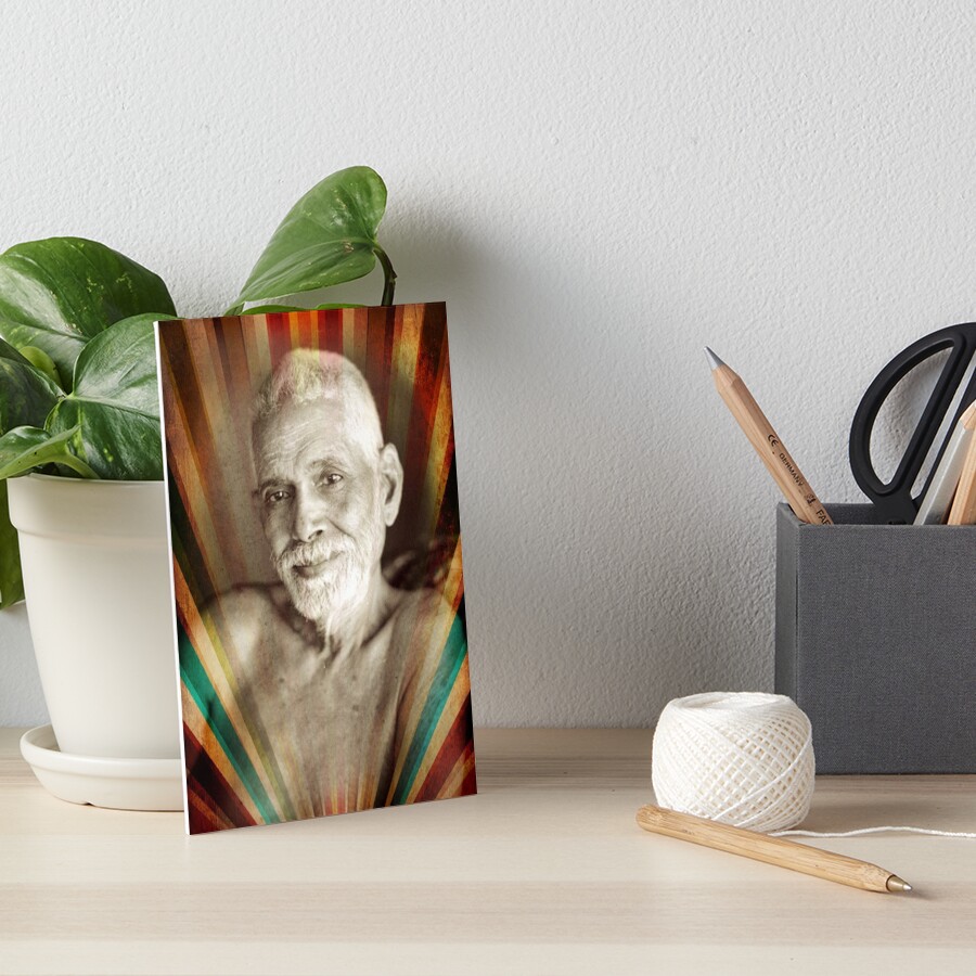 "Bhagavan Sri Ramana Maharshi" Art Board Print by Ioana1 | Redbubble