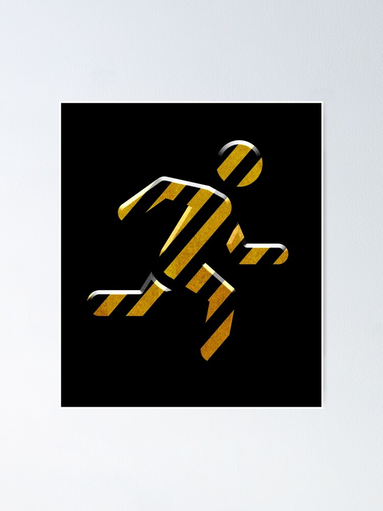 "Running Man" Poster for Sale by Sky-99 | Redbubble
