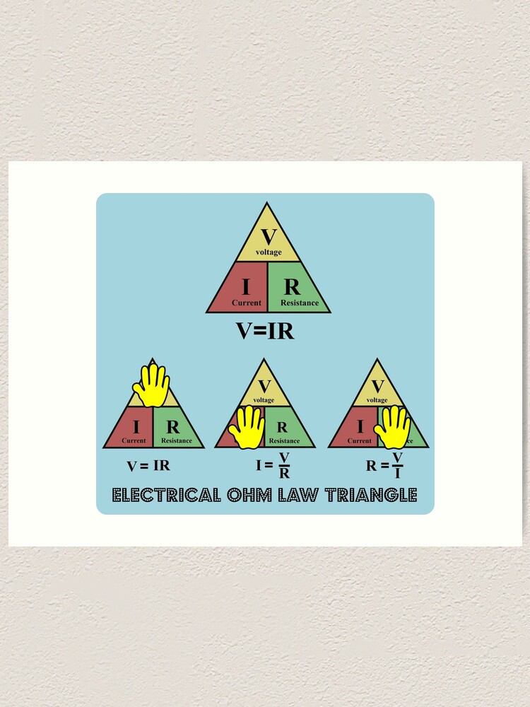 "Electrical Voltage Easy to Remember and memorize Electrical ohms law ...