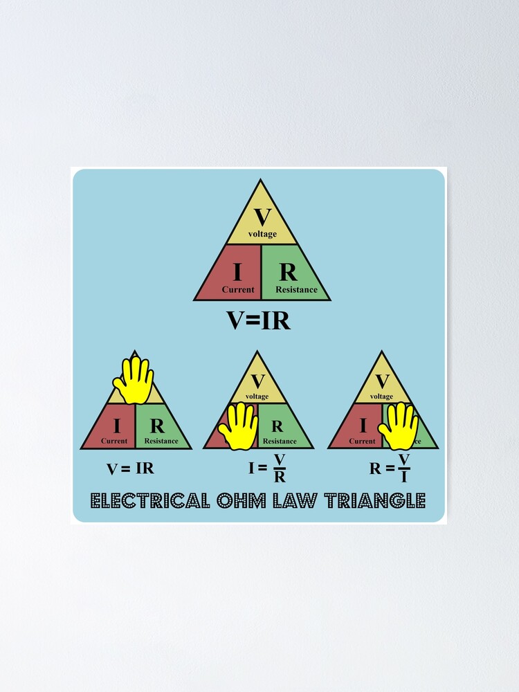 "Electrical Voltage Easy to Remember and memorize Electrical ohms law ...