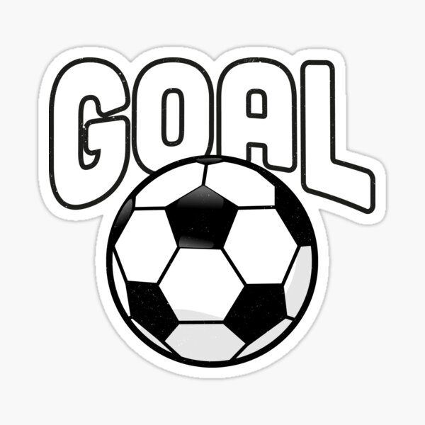 "Goal Football" Sticker by PaulSDesign | Redbubble