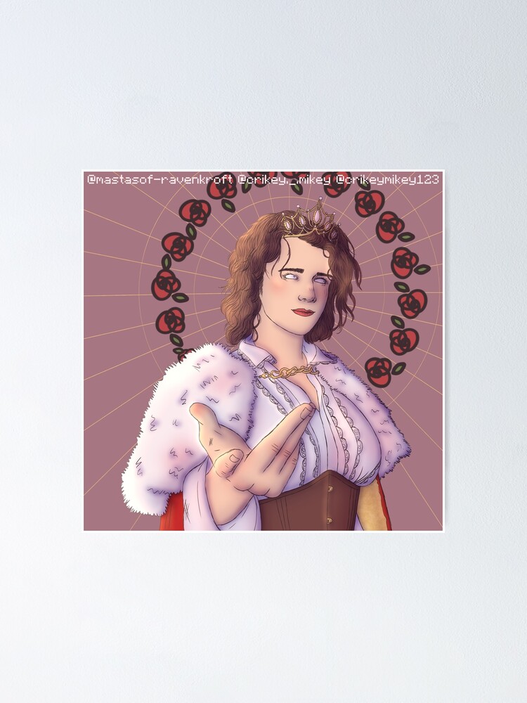 "the monarch [dsmp]" Poster for Sale by crikeymikey123 | Redbubble