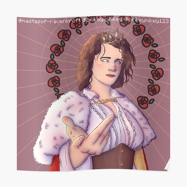 "the monarch [dsmp]" Poster for Sale by crikeymikey123 | Redbubble