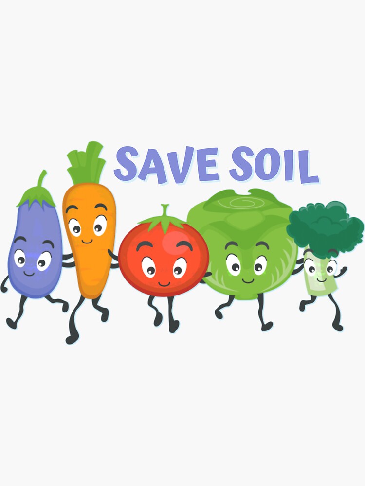 "Save Soil - Make A Pledge For Our Planet" Sticker for Sale by JIKArts ...