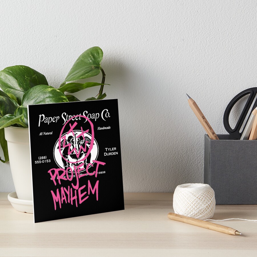 "PROJECT MAYHEM" Art Board Print by Irvingrena | Redbubble