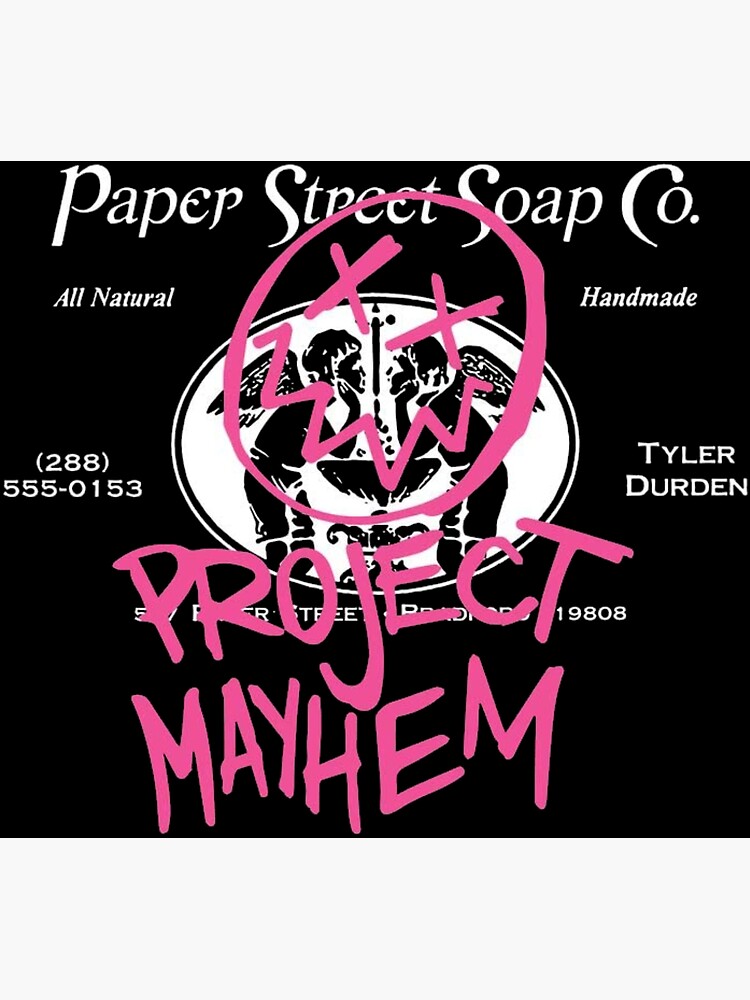 "PROJECT MAYHEM" Poster for Sale by Irvingrena | Redbubble