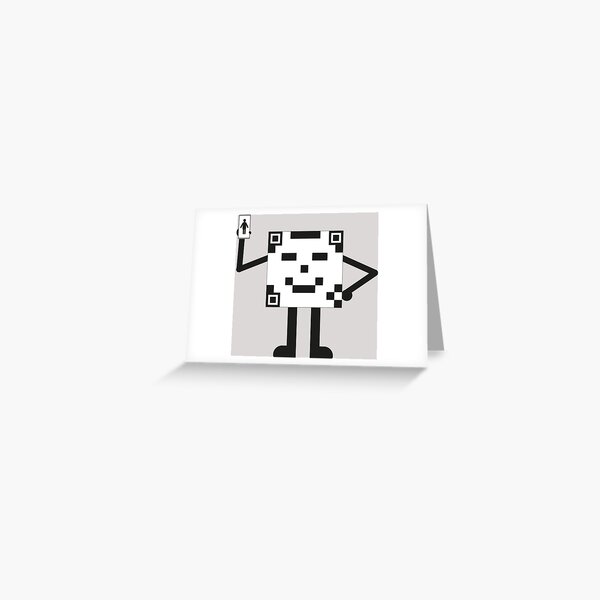 "QR CODE absurd icon" Greeting Card by DarimaTara | Redbubble