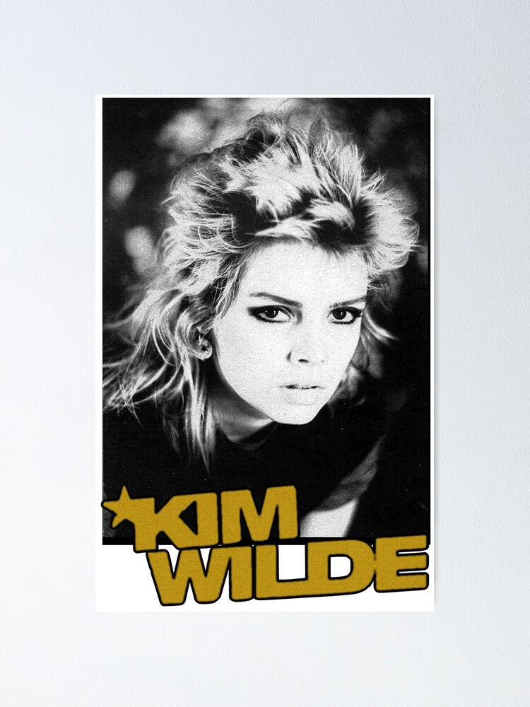 "Wonderful Kim Wilde" Poster for Sale by MicTraumstein | Redbubble