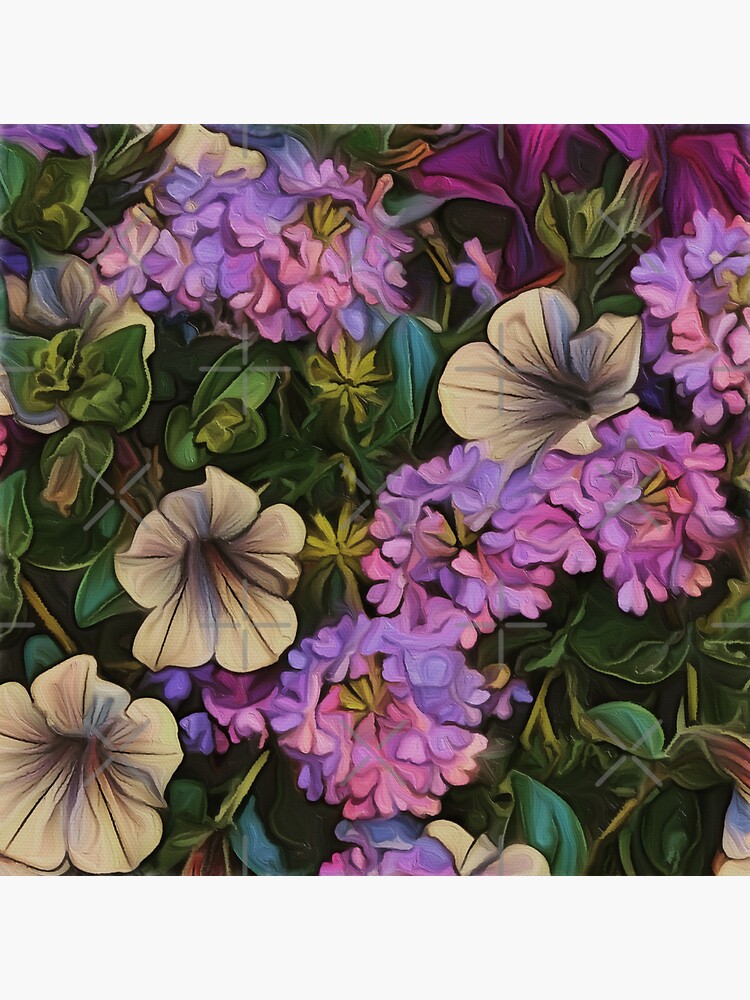"PURPLE POSY POWER" Sticker by Fzorbinjr58 | Redbubble