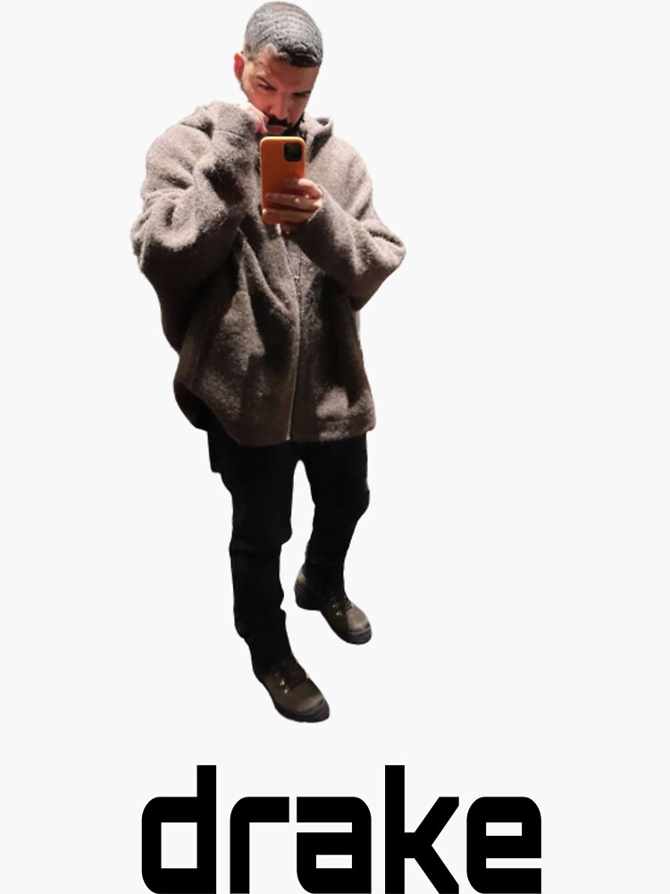 "bbl drake clb merch" Sticker by belowaverageid | Redbubble