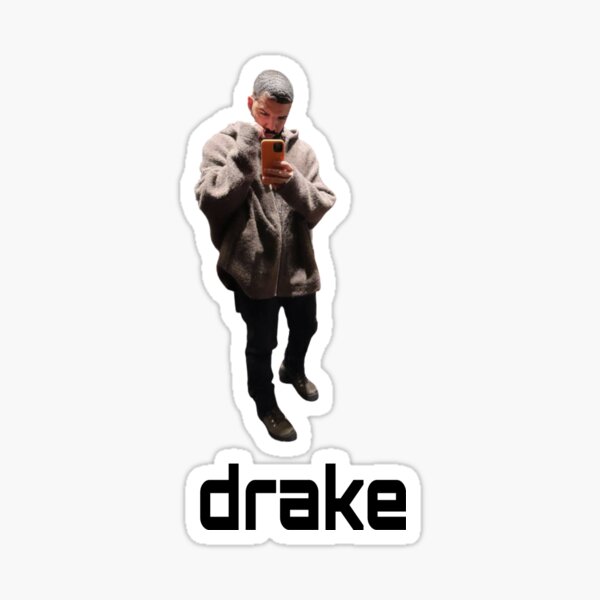 "bbl drake clb merch" Sticker by belowaverageid | Redbubble