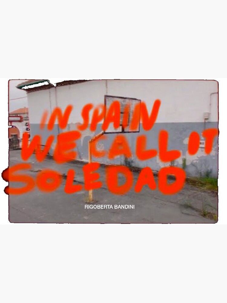 "RIGOBERTA BANDINI" Poster by Thelmarres | Redbubble