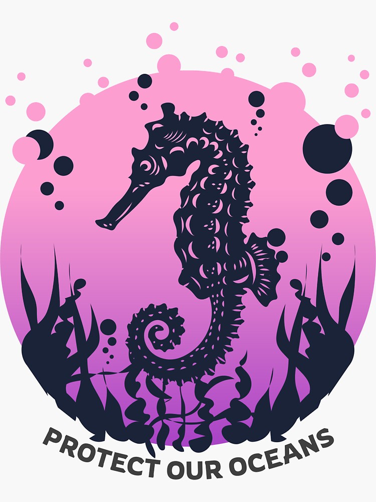 "Protect the Ocean" Sticker by SurfnStuff | Redbubble