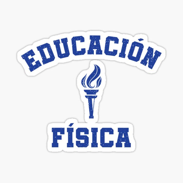 "Educación Física" Sticker by jorggge17 | Redbubble