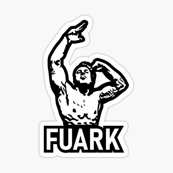 "Fuark | Zyzz Motivational" Sticker by Dilic | Redbubble