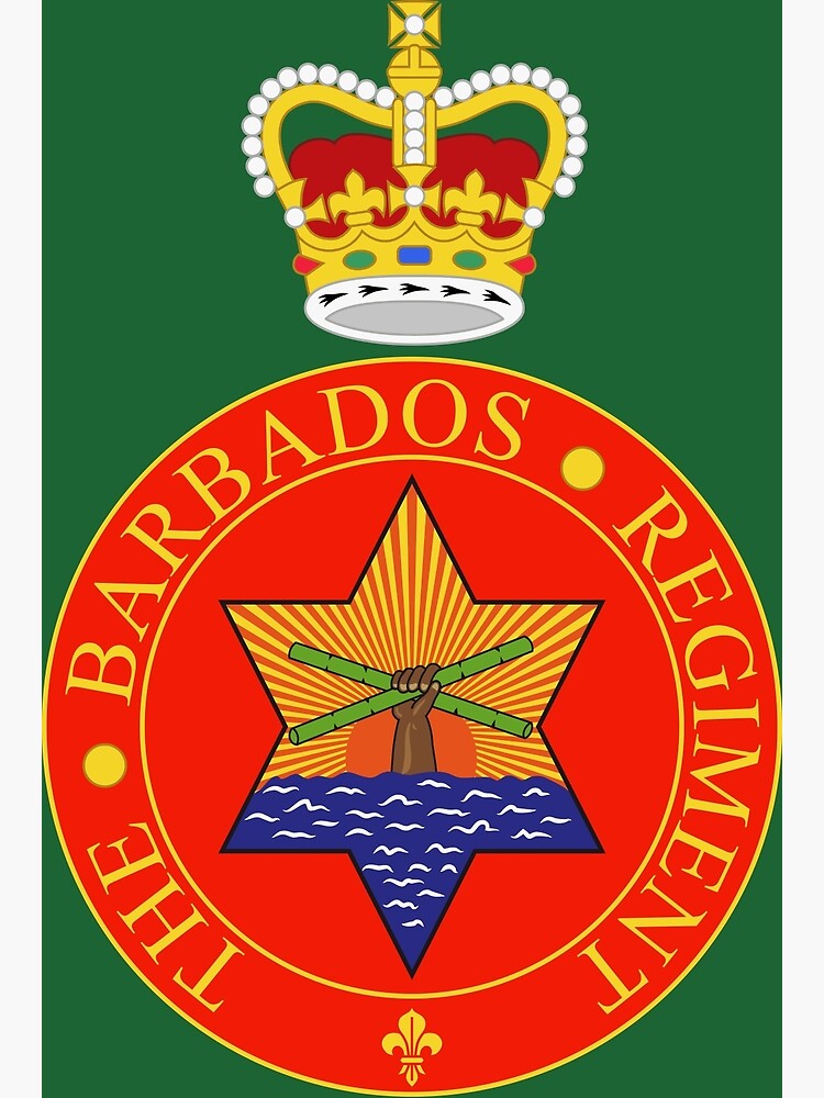 "Barbados Regiment" Postcard for Sale by wordwidesymbols | Redbubble