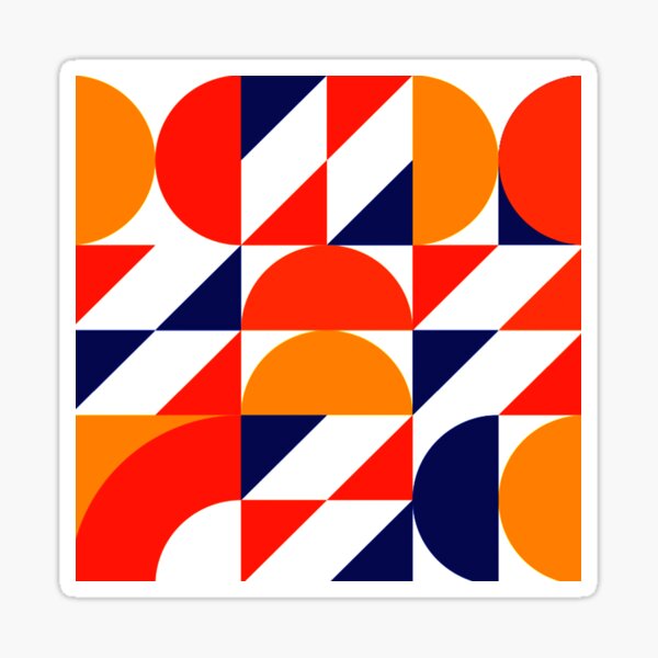 "Geometric design" Sticker by ucinelm | Redbubble