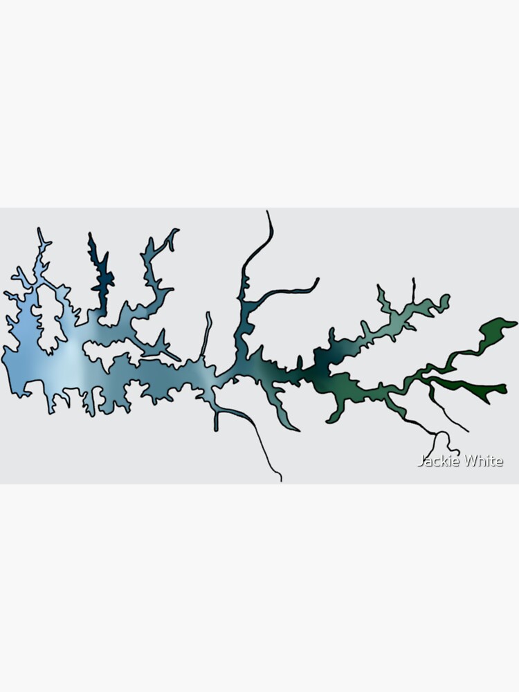 "Lake Anna" Sticker by ImbueHue | Redbubble
