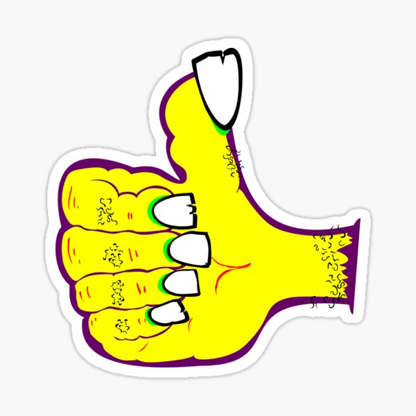 "High Moji Like" Sticker by LuizBrasileiro | Redbubble