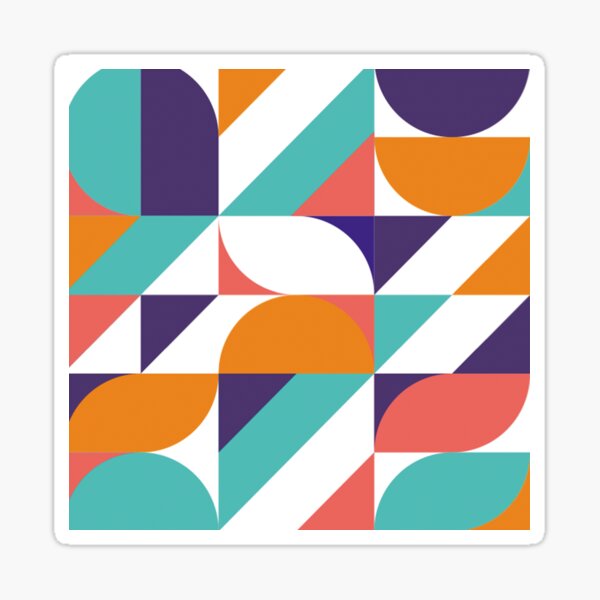 "Geometric design" Sticker by ucinelm | Redbubble