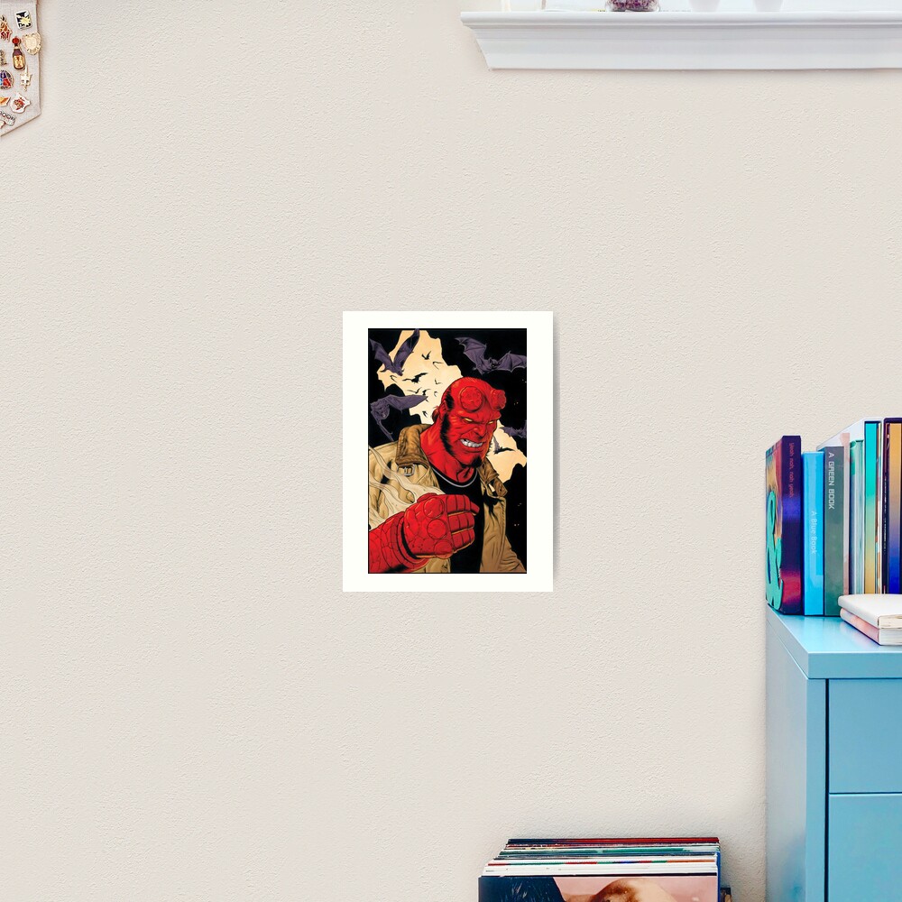 "hellboy,bat,cave,pin-up red, dark horse, mike mignola, comic, hell ...
