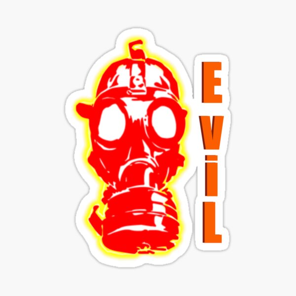 "Evil" Sticker for Sale by Dacreation | Redbubble