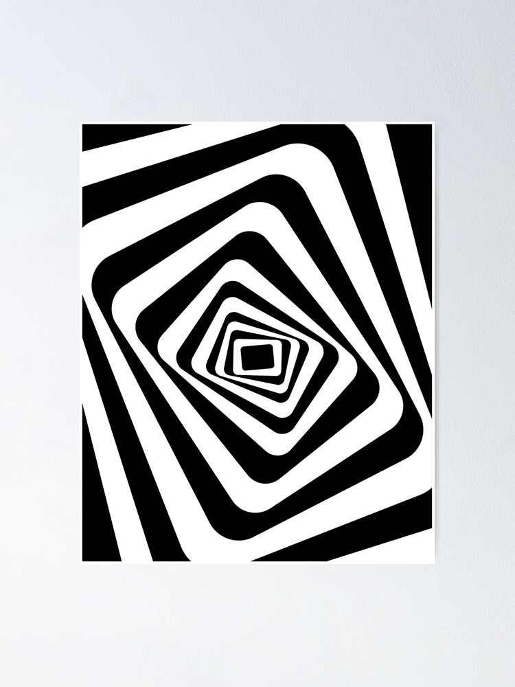 "Y2K Square Spiral" Poster for Sale by MagicMannequin | Redbubble