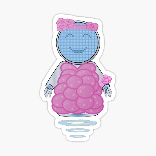 "Robot Prom VICTOR-E" Sticker for Sale by StarEyedUnicorn | Redbubble