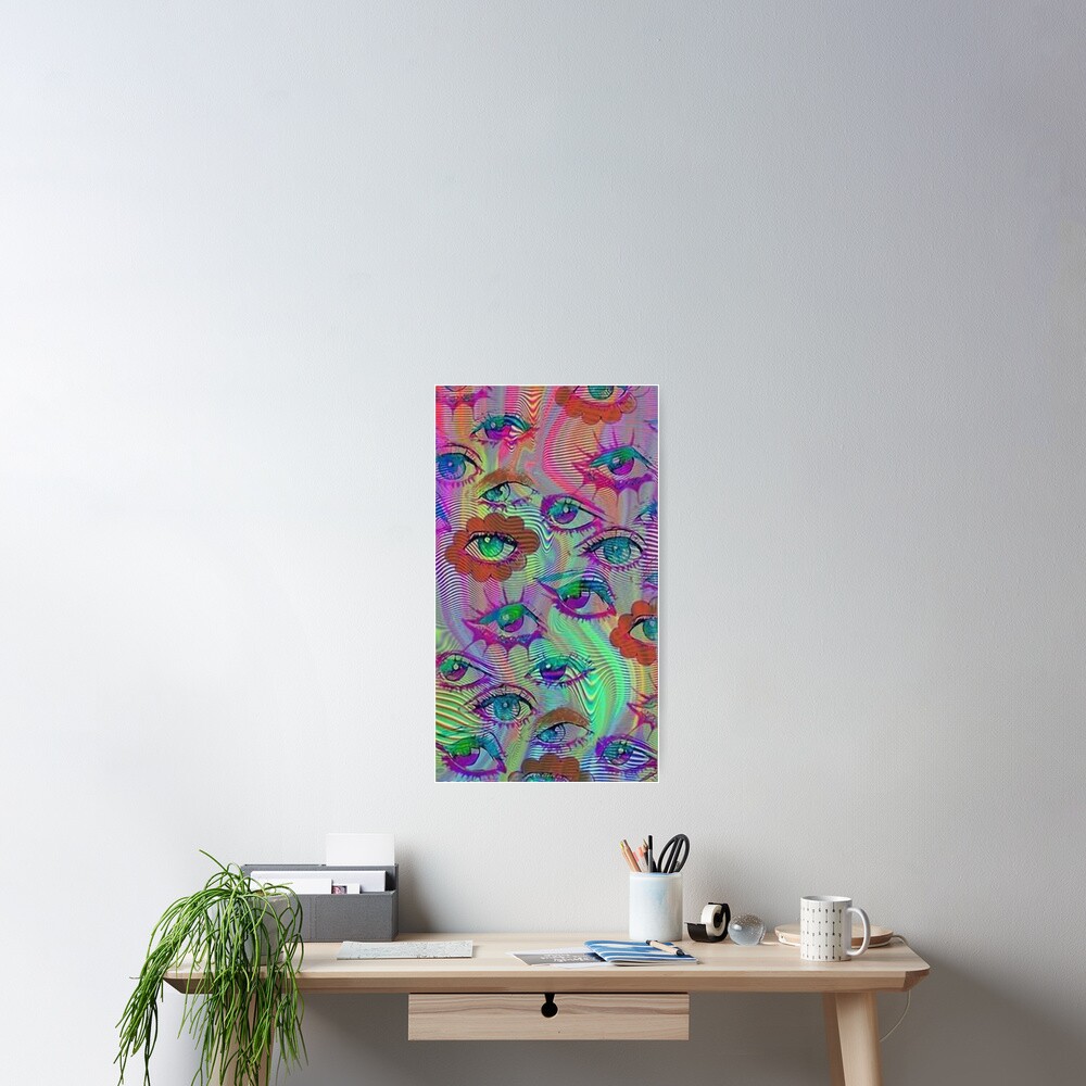 "y2k eyes " Poster for Sale by NSdesigns55 | Redbubble