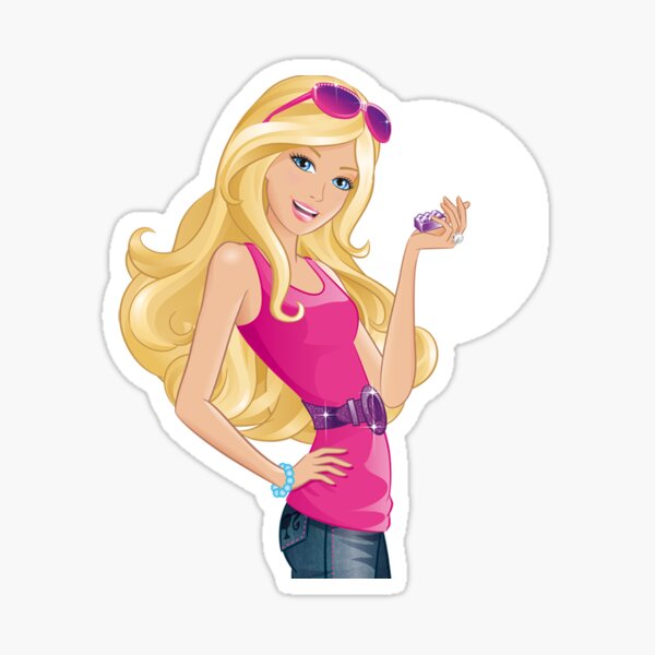 "Barbie!" Sticker by BreannaRobin | Redbubble