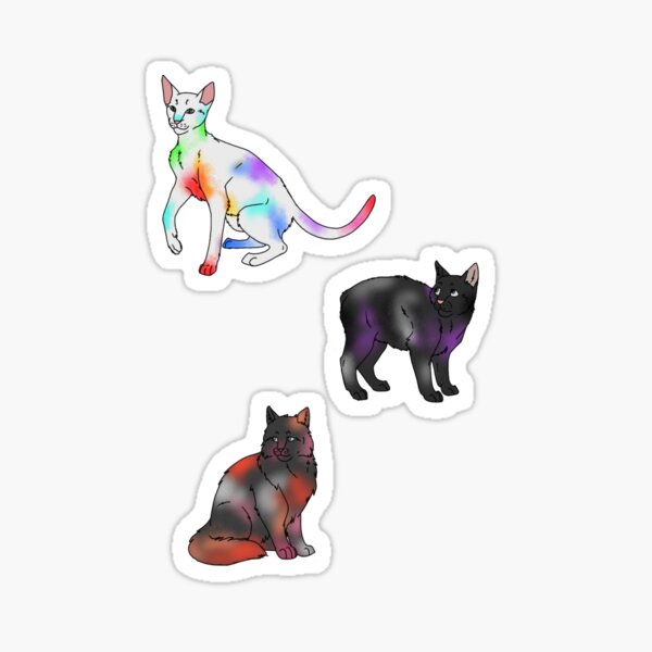 "LGBT Cats" Sticker for Sale by LGBTCOTTAGE | Redbubble