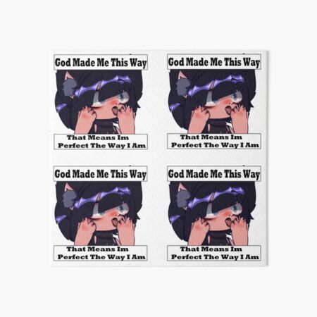 "God Made Me This Way pack" Art Board Print by Nyamelon | Redbubble