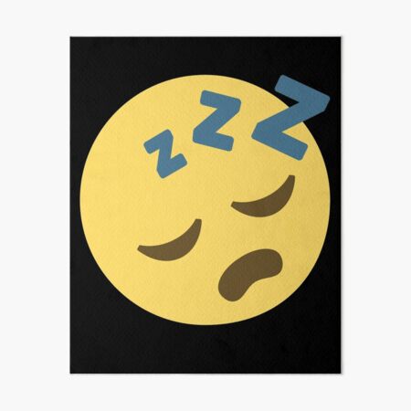 "Tired Sleep Sleeping Bed ZZZ Dream Lazy" Art Board Print by roarr ...
