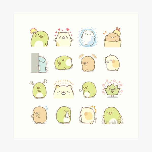 "Sumikko gurashi, #2 Kawaii sumikkogurashi Pack" Art Print for Sale by ...