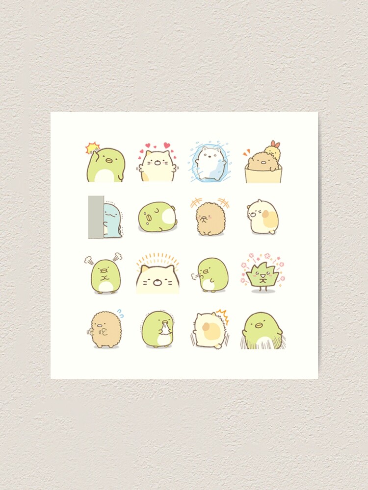 "Sumikko gurashi, #2 Kawaii sumikkogurashi Pack" Art Print for Sale by ...