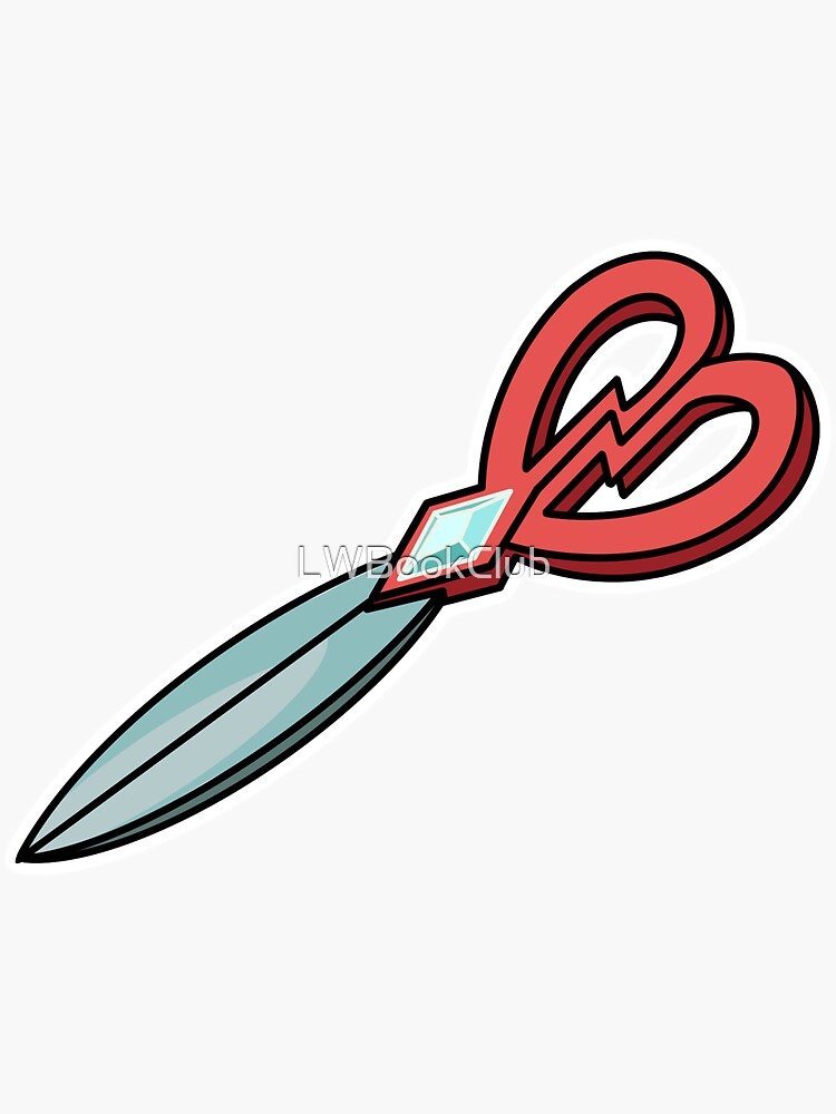 "Hekapoo’s Dimensional Scissors" Sticker by LWBookClub | Redbubble