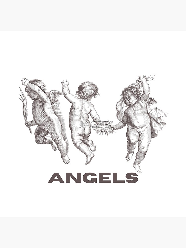 "drawing of three little angels" Poster by JAG2B | Redbubble