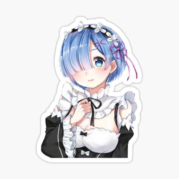 "Rem Re Zero" Sticker by MrPiePia | Redbubble