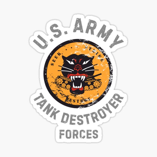 "US Army Tank Destroyer Forces" Sticker by FAawRay | Redbubble
