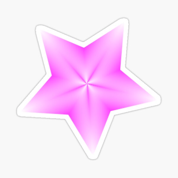 "Cute pink star" Sticker for Sale by CoolPaRtS | Redbubble