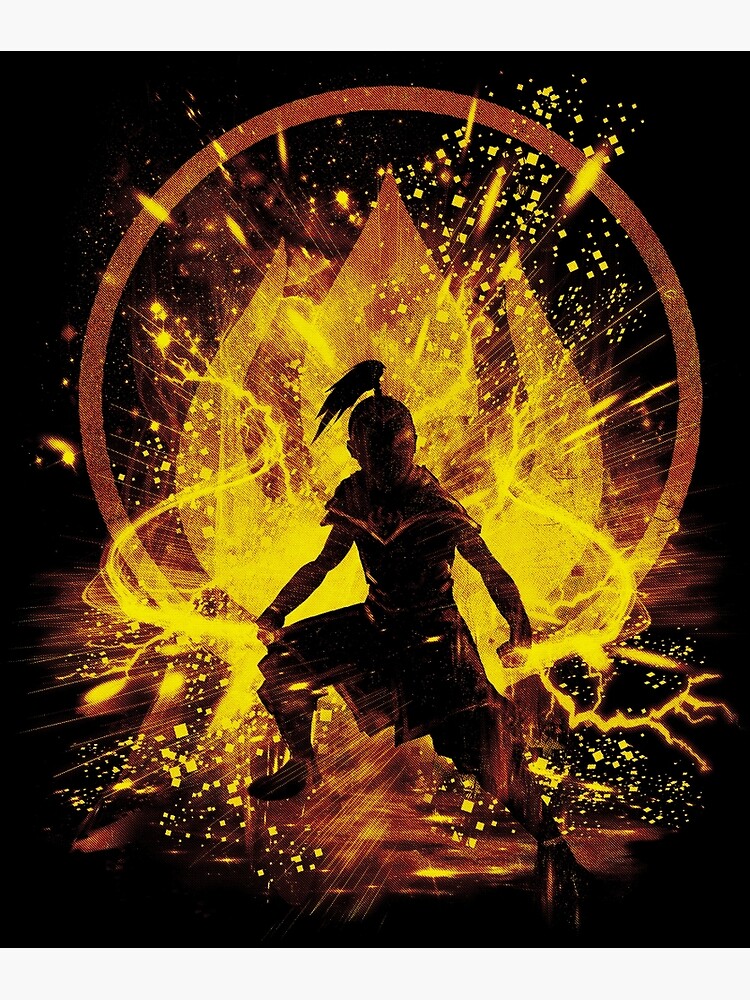 "fire prince" Poster for Sale by fredlevy-hadida | Redbubble