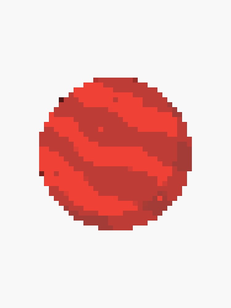 "Pixel Mars" Sticker by PixelPanther | Redbubble