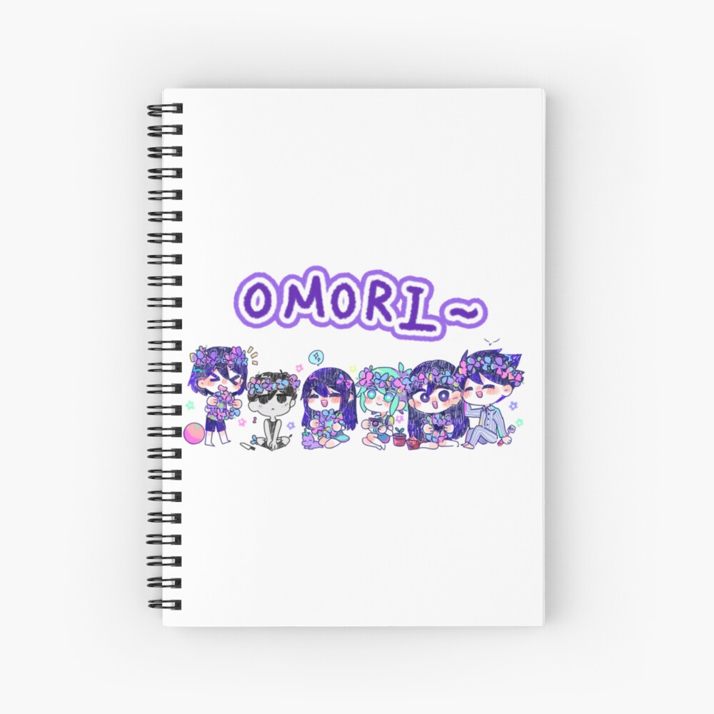 "Omori Caracters 2022, Omori Squad" Spiral Notebook by meudya | Redbubble