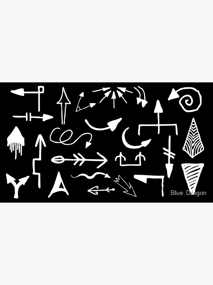 "Arrows -Art" Sticker for Sale by Adhamsaad | Redbubble