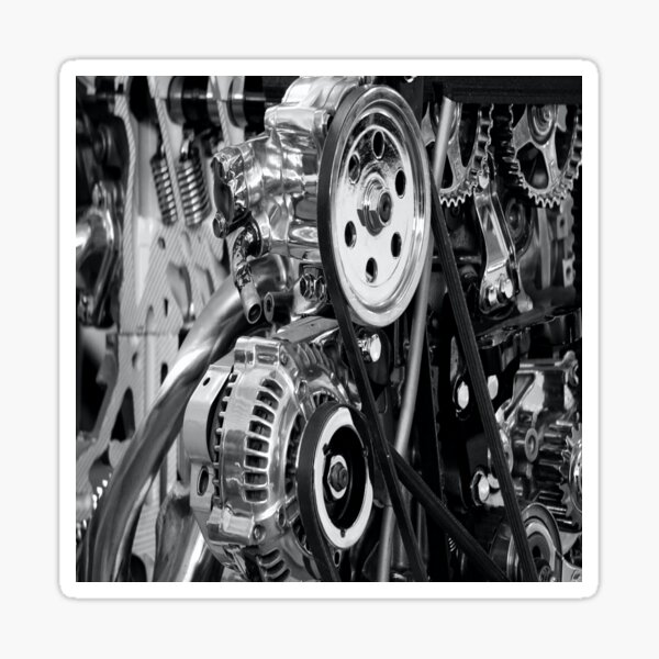 "The Engine" Sticker by WinkyDoodle | Redbubble