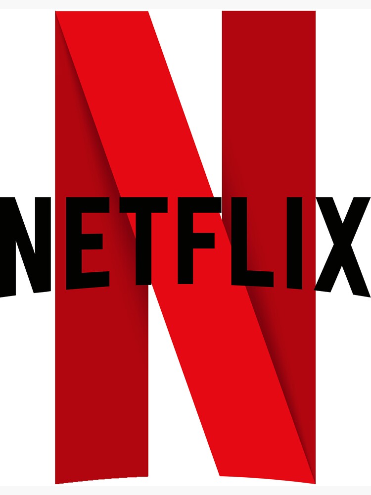 "netflix" Sticker for Sale by Bella1Rose | Redbubble